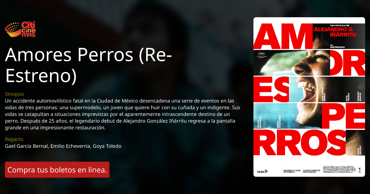 Amores Perros (Re-Estreno)
