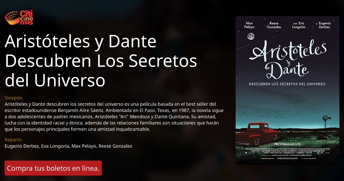 Aristóteles y Dante Descubren Los Secretos del Universo