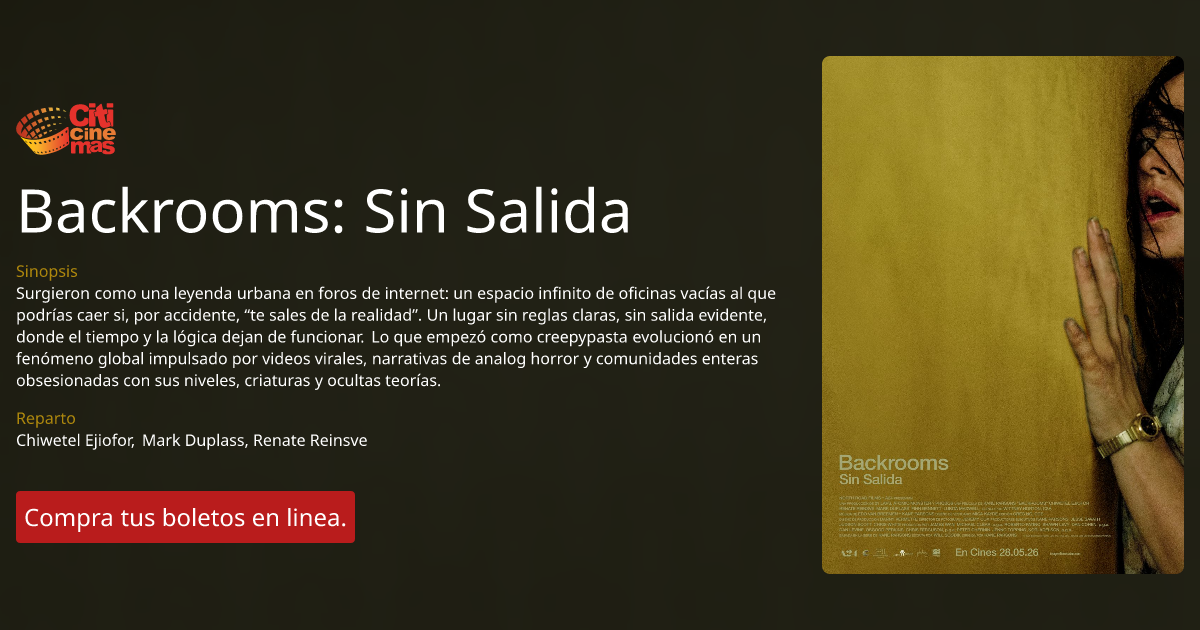 Backrooms: Sin Salida