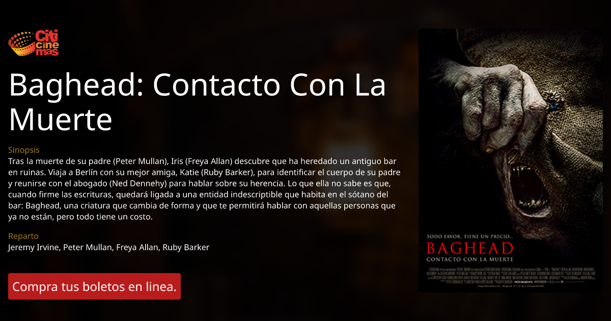 Baghead: Contacto Con La Muerte