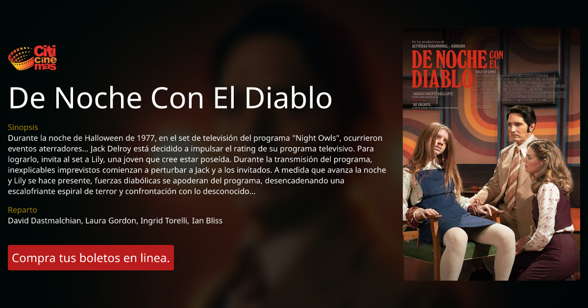 De Noche Con El Diablo