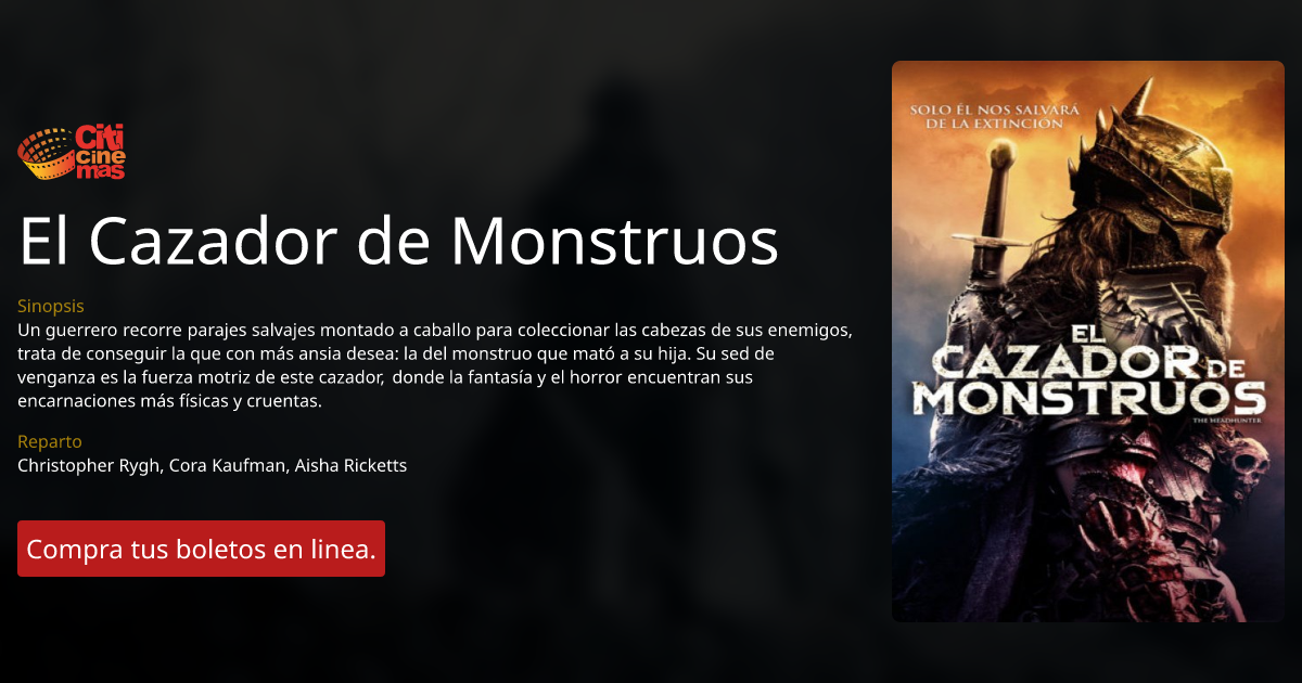 El Cazador de Monstruos