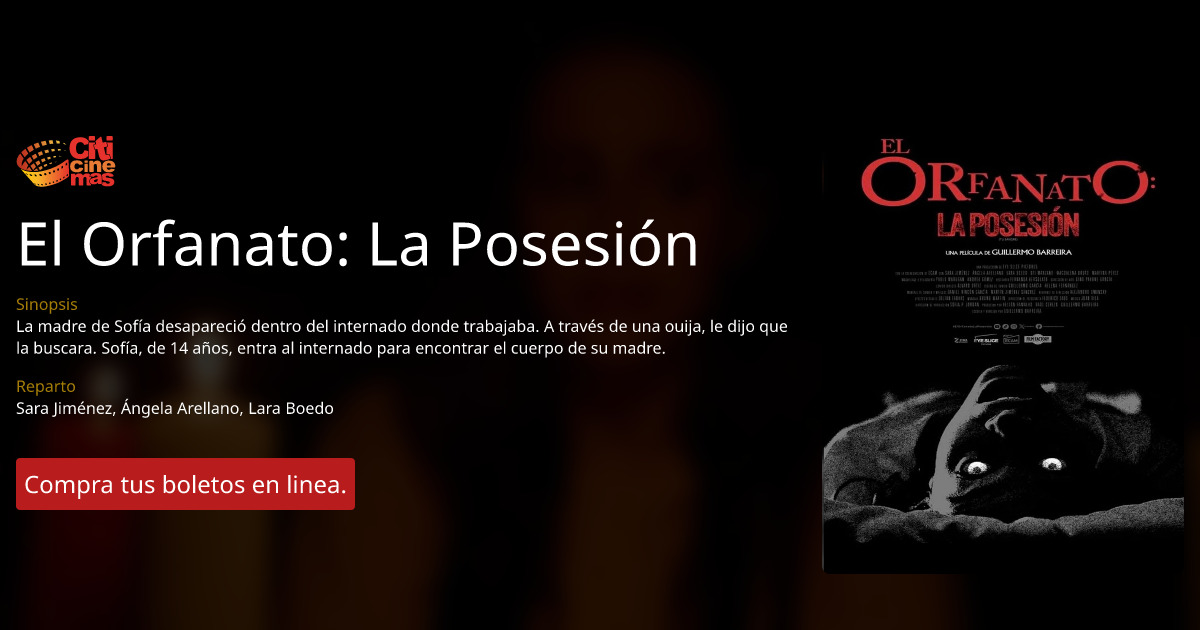 El Orfanato: La Posesión