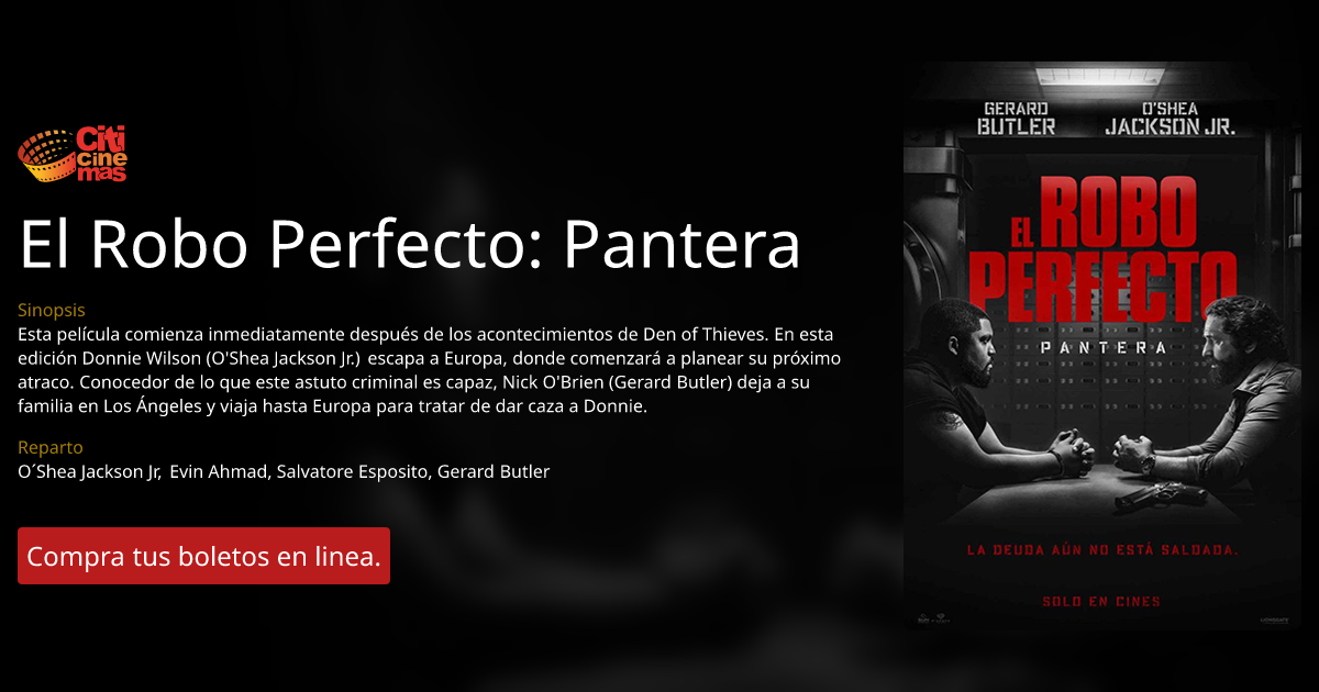 El Robo Perfecto: Pantera
