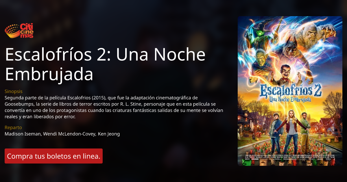 Escalofríos 2: Una Noche Embrujada