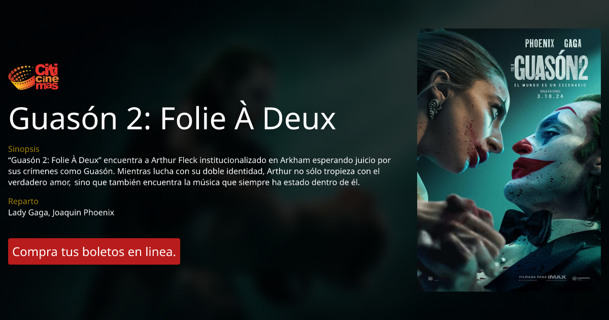 Guasón 2: Folie À Deux