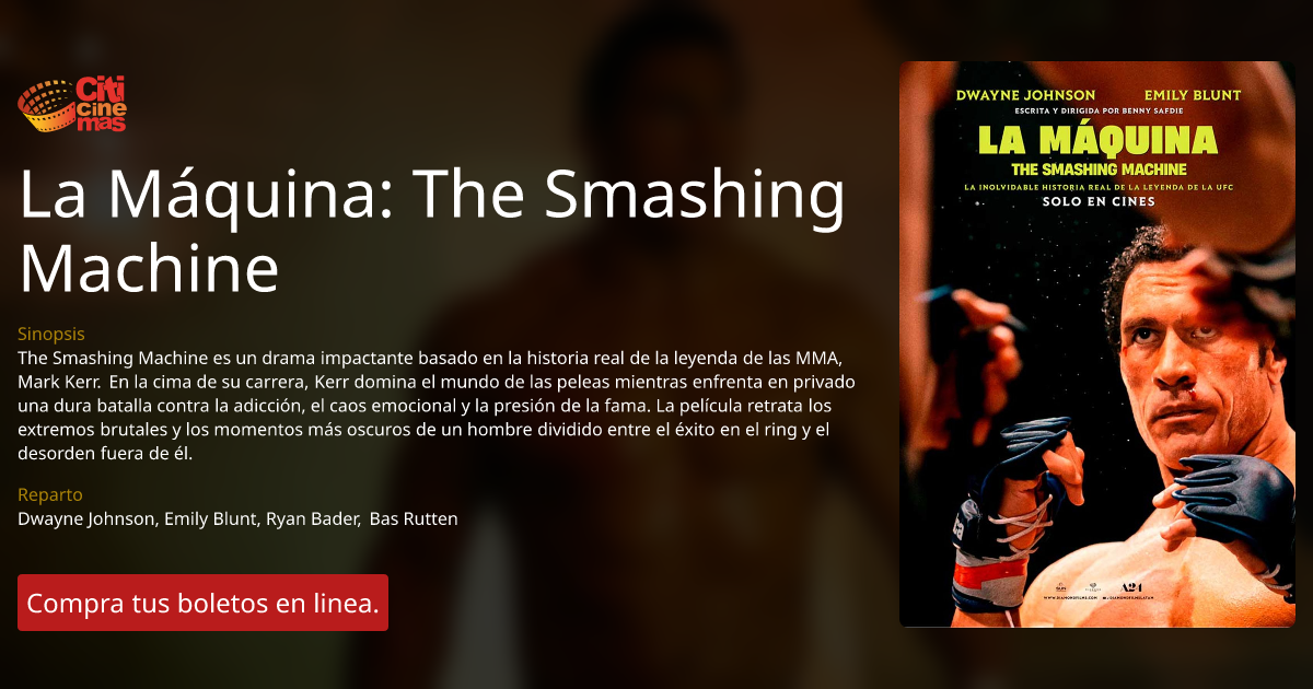 La Máquina: The Smashing Machine