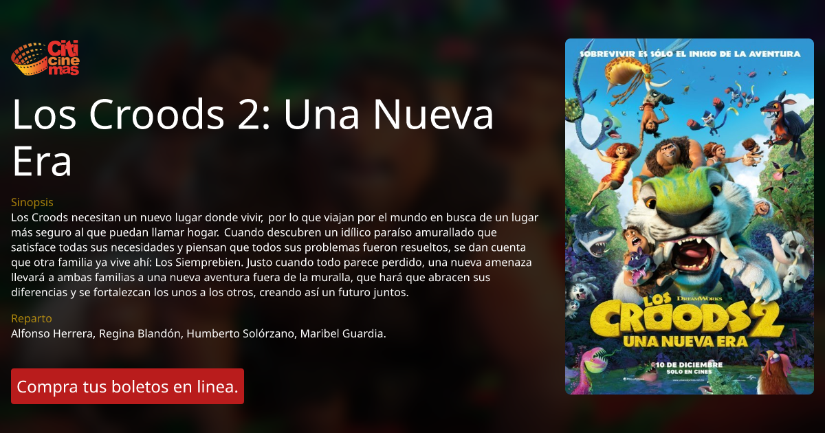 Los Croods 2: Una Nueva Era