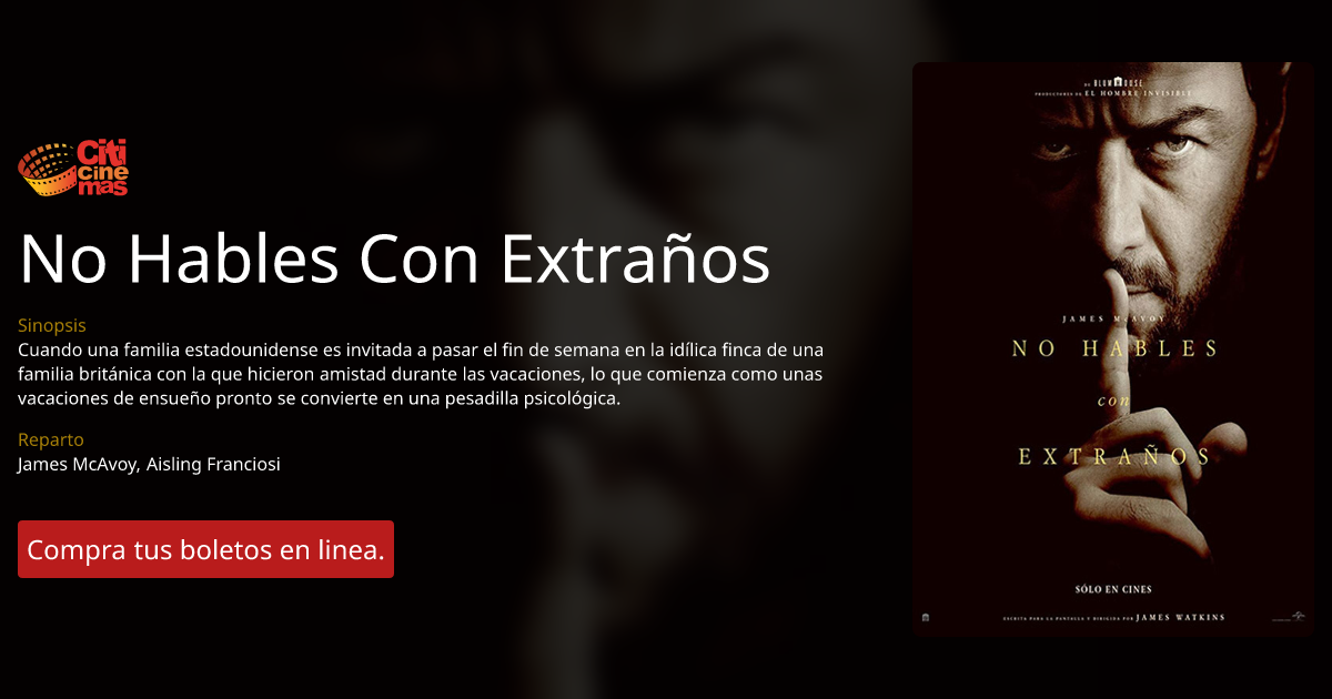 No Hables Con Extraños