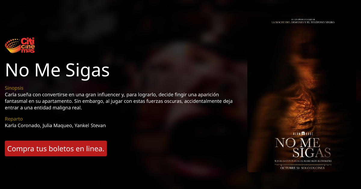 No Me Sigas