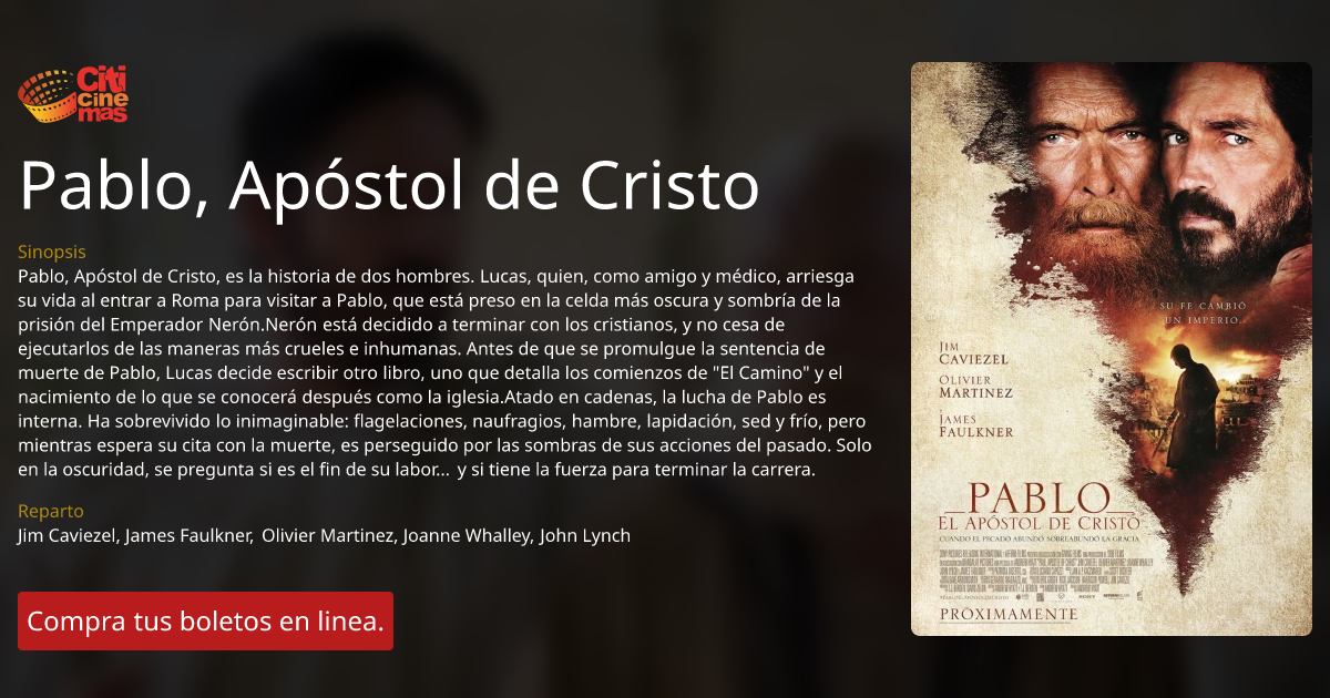 Pablo, Apóstol de Cristo