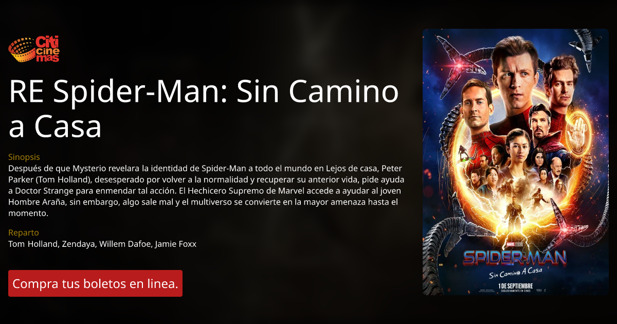 RE Spider-Man: Sin Camino a Casa