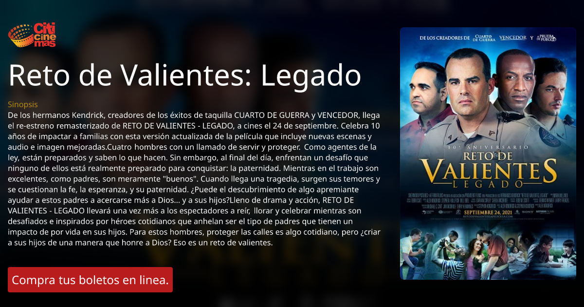 Reto de Valientes: Legado