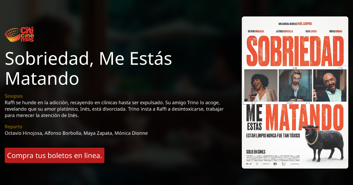 Sobriedad, Me Estás Matando