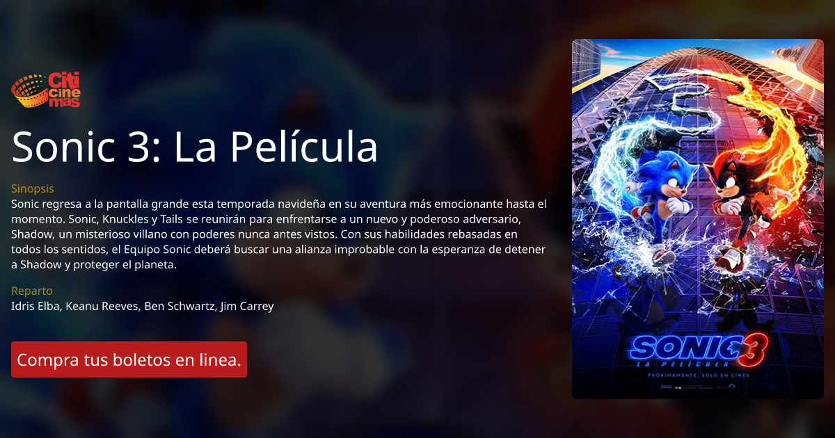 Sonic 3: La Película