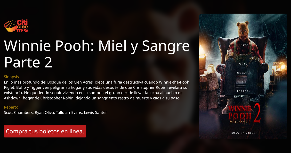 Winnie Pooh: Miel y Sangre Parte 2
